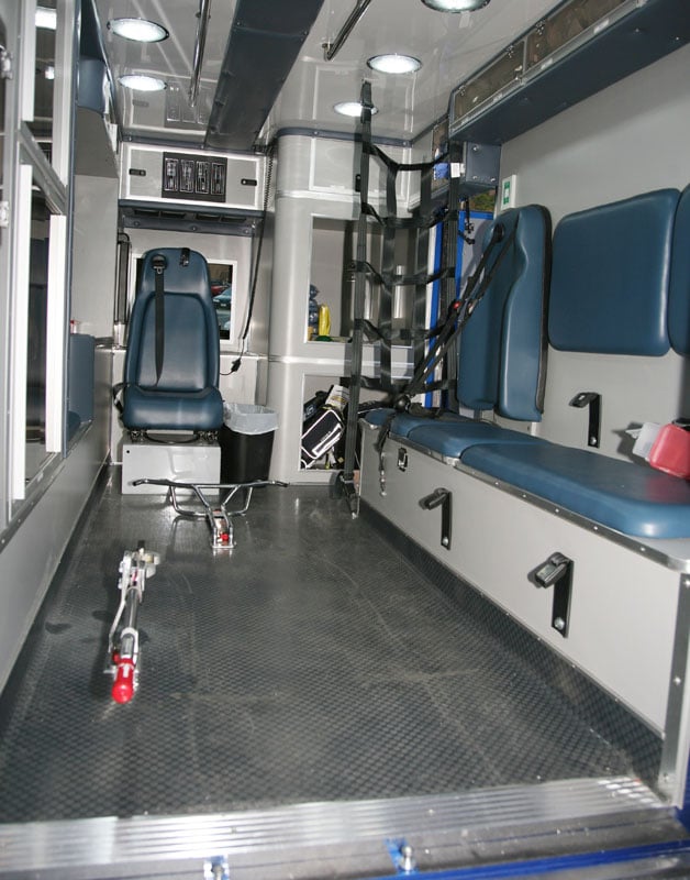 Back Of Ambulance Mess